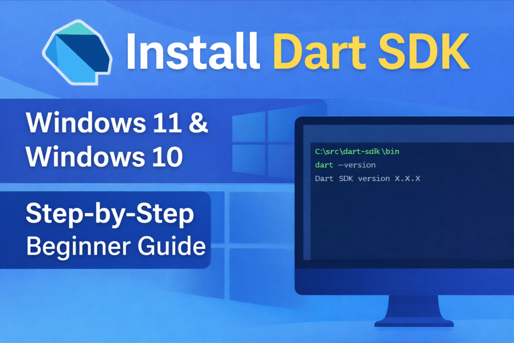 Install Dart SDK on Windows : Complete Step Guide for Beginners ...